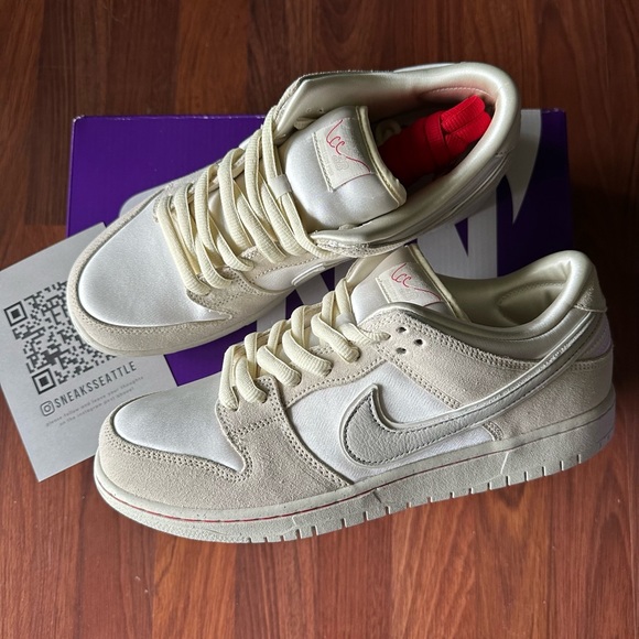 Nike | Shoes | Nike Sb Dunk Low City Of Love Light Bone Size 5m ...